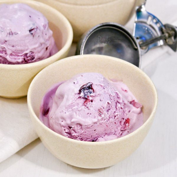 Blueberry Ice Cream and Log Splitting - Roti n Rice