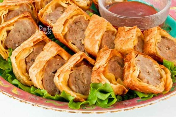 Lobak (Five-Spice Meat Rolls) - Roti n Rice