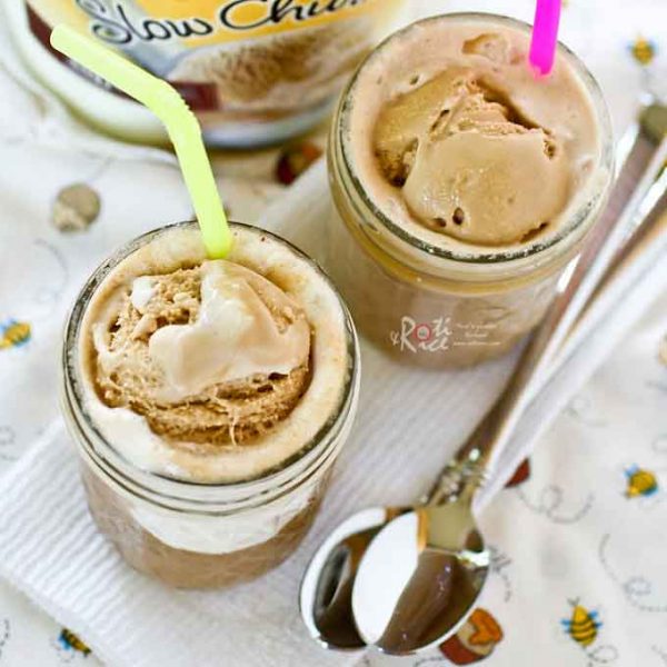 Root Beer and Coffee Ice Cream Float - Roti n Rice