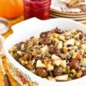Chestnut, Pear, and Wild Rice Stuffing - Roti n Rice