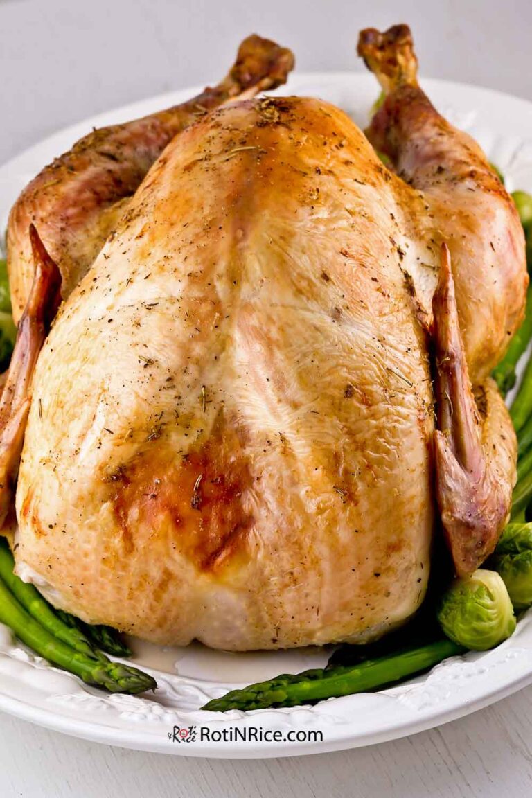 Roast Turkey - How to Brine and Roast a Turkey - Roti n Rice