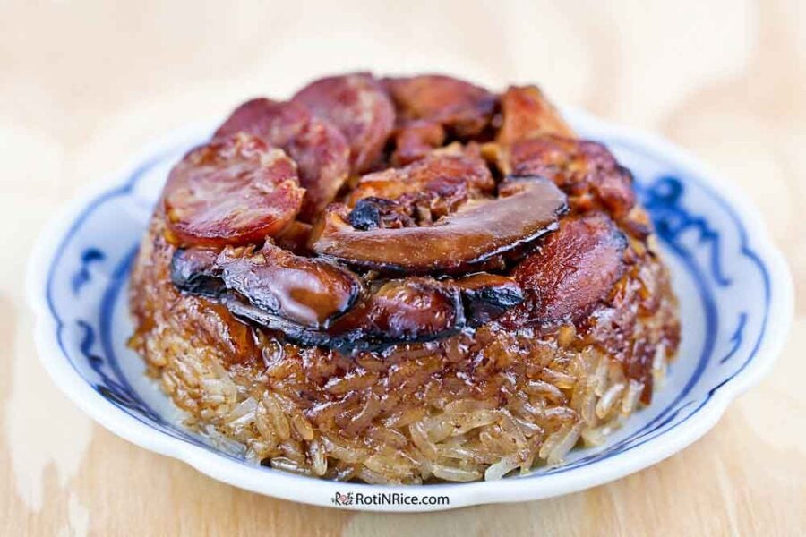 Lo Mai Gai (Steamed Glutinous Rice with Chicken) - Roti n Rice