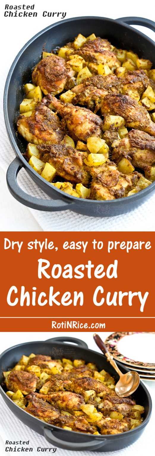 Roasted Chicken Curry - Roti n Rice