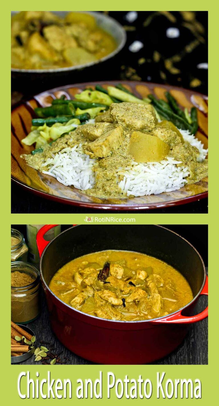 Chicken and Potato Korma - Roti n Rice