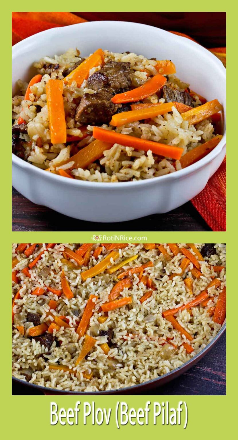 Beef Plov (Beef Pilaf) - Roti n Rice