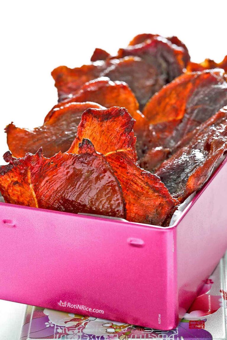 Sliced Pork Bak Kwa - Roti n Rice