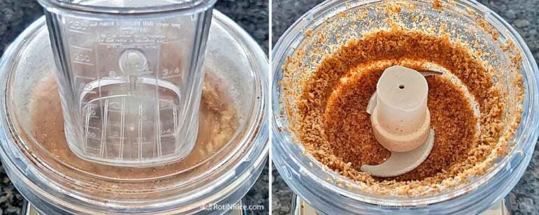 How To Make Kerisik (Toasted Coconut Paste) - Roti n Rice