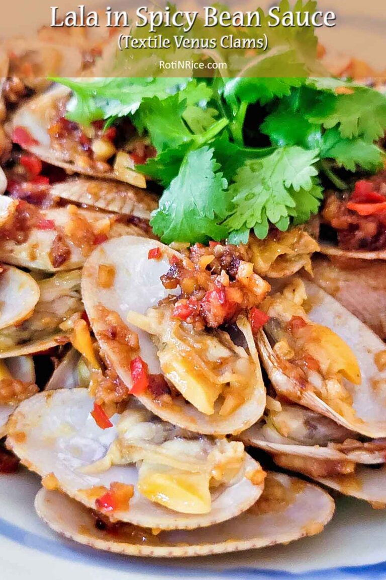 Lala in Spicy Bean Sauce - Roti n Rice