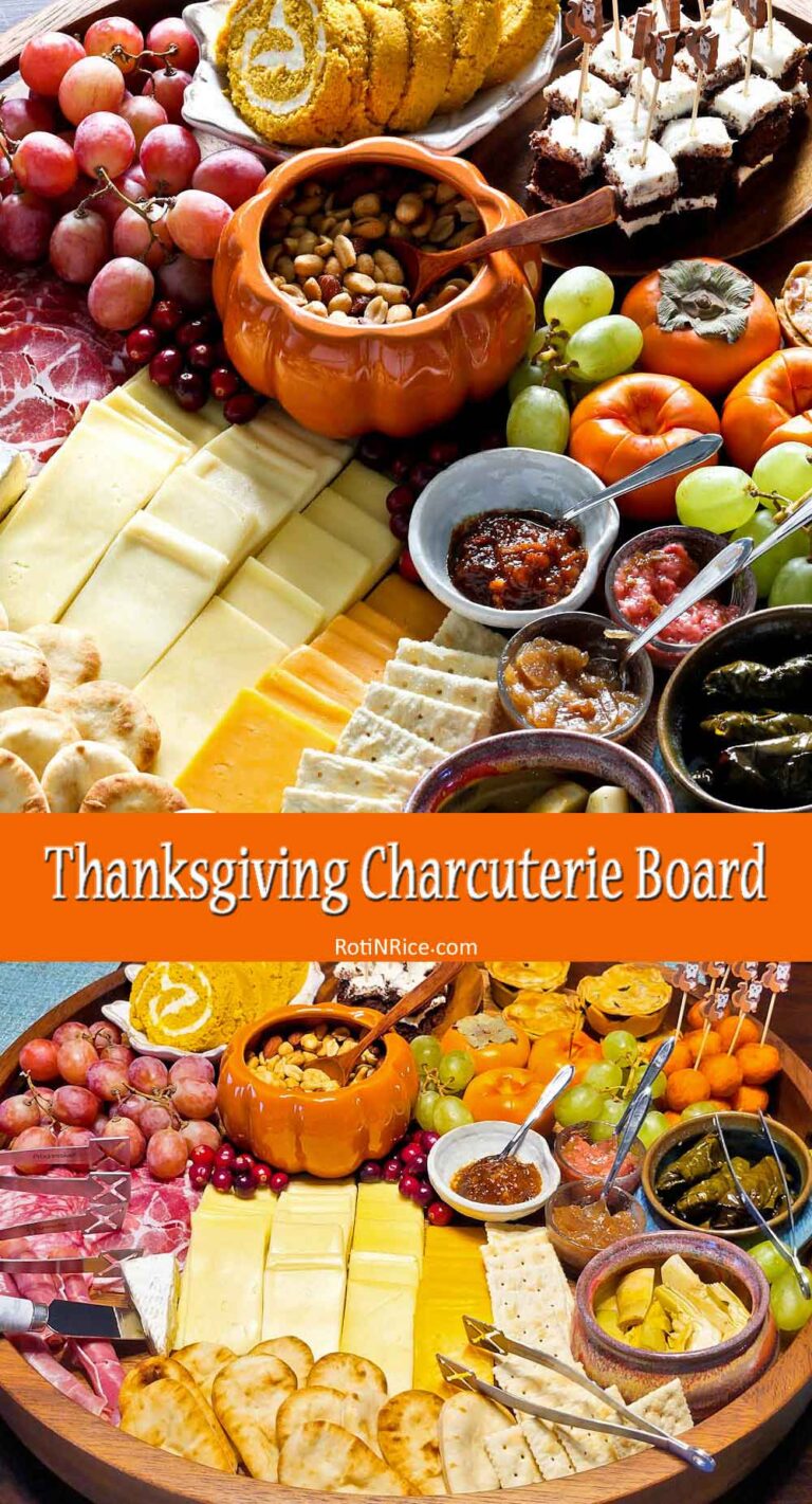Thanksgiving Charcuterie Board - Roti n Rice