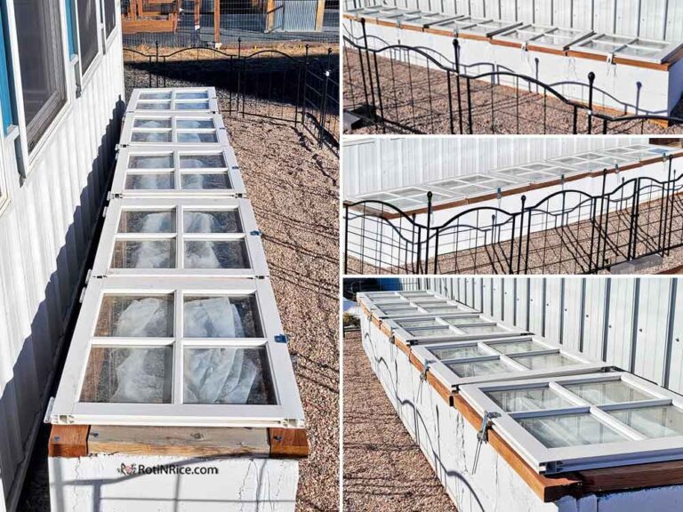 Concrete Block Cold Frames - Roti n Rice