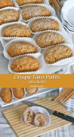 Crispy Taro Puffs (Wu Kok) - Roti n Rice