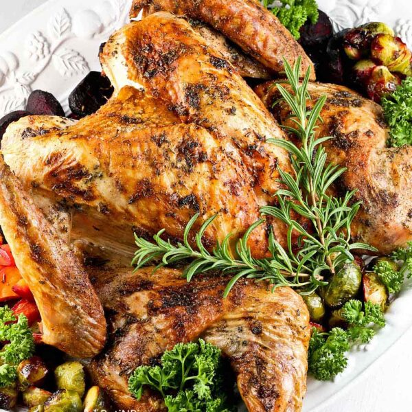 Roast Spatchcocked Turkey - Roti n Rice