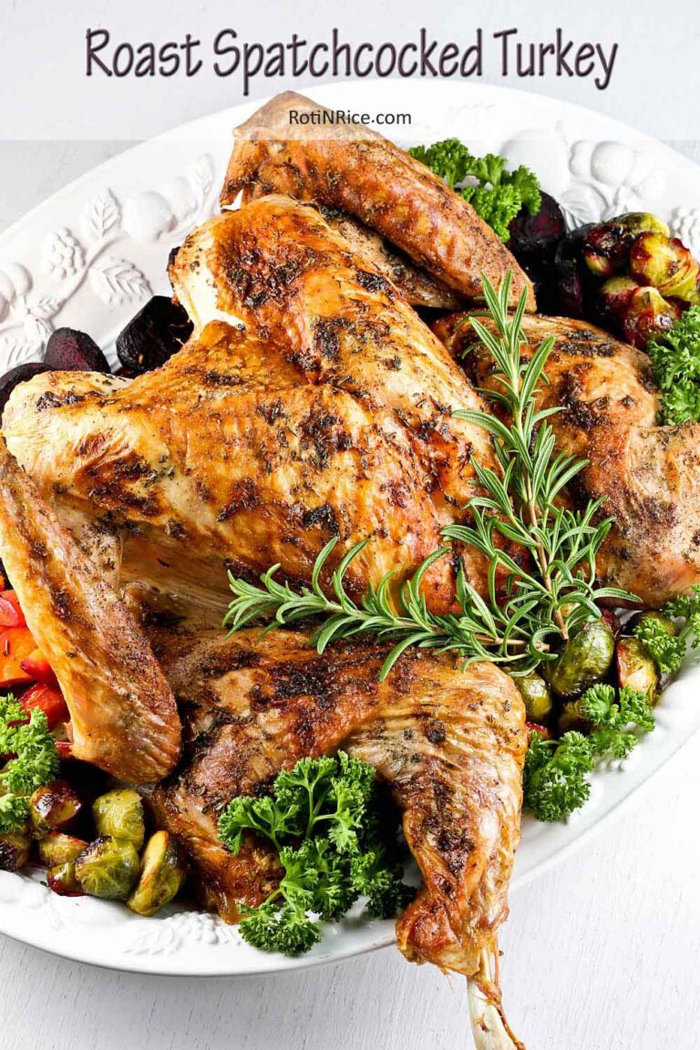 Roast Spatchcocked Turkey - Roti n Rice
