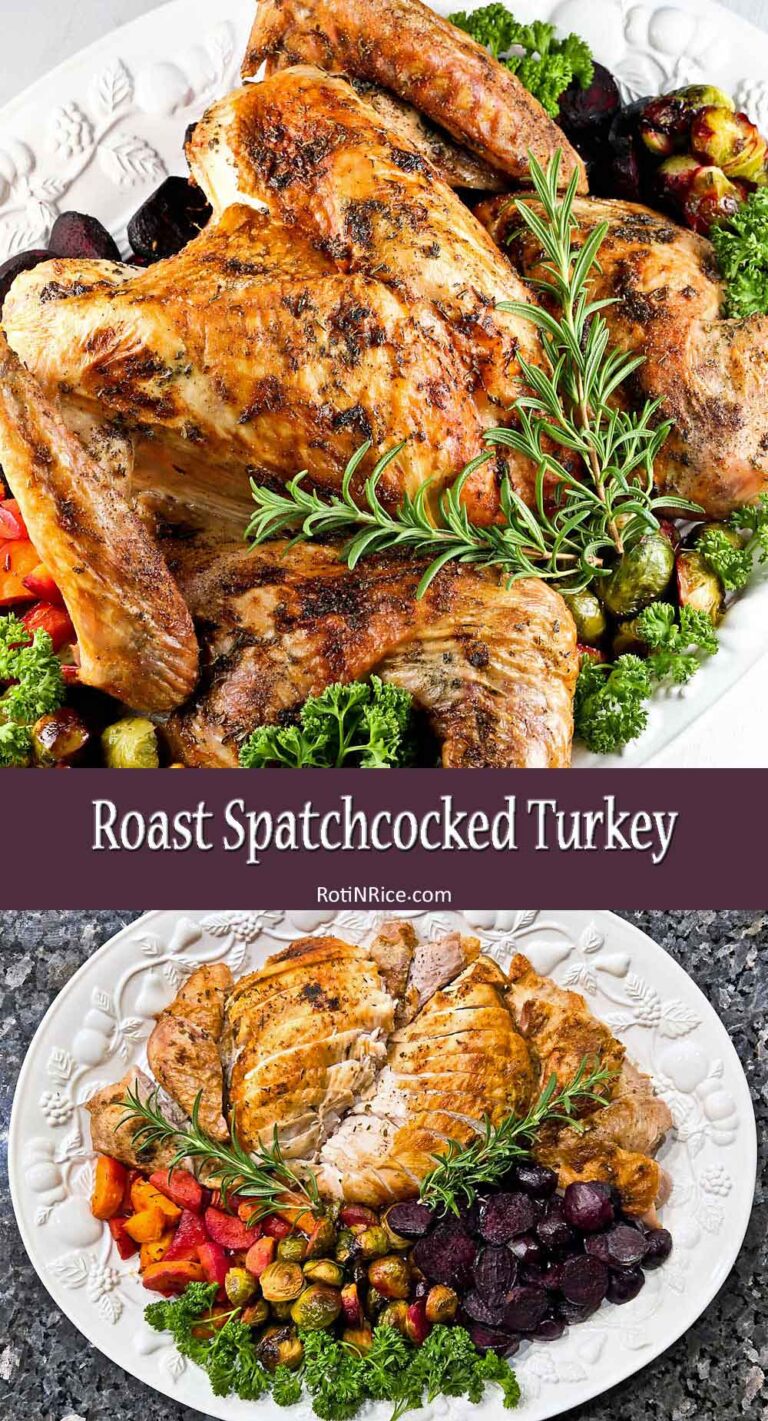 Roast Spatchcocked Turkey - Roti n Rice