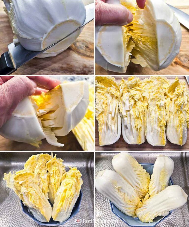 White Cabbage Kimchi - Roti n Rice